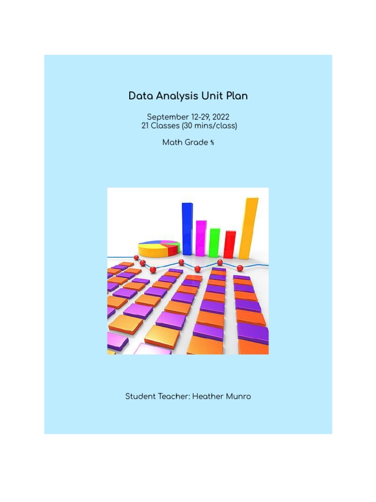 math unit plan | PDF | Data Analysis | Literacy