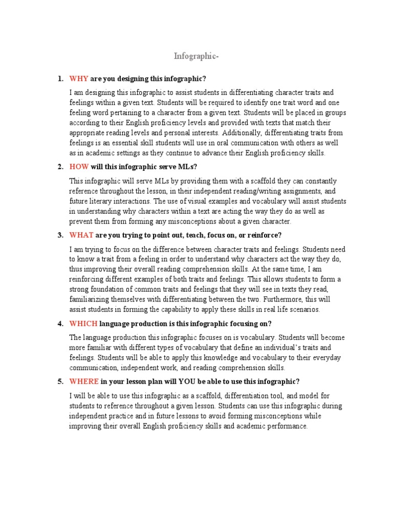 Infographic | PDF | Reading Comprehension | Infographics