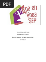 Proyecto Integrador Modulo 21 Prepa en Linea Sep | PDF