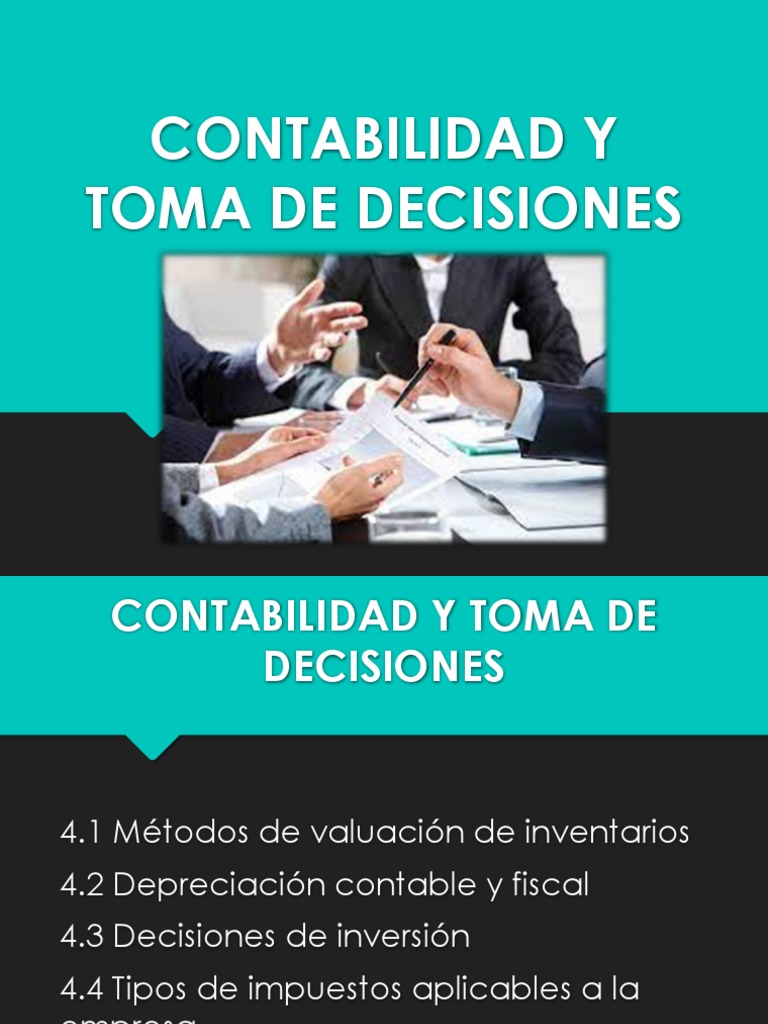 Contabilidad y Tomo de Decisiones | PDF | Depreciación | Contabilidad