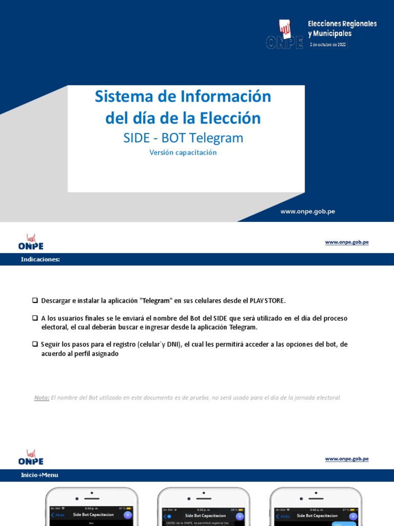 Bot Telegram Side | PDF | Internet Bot | Informática