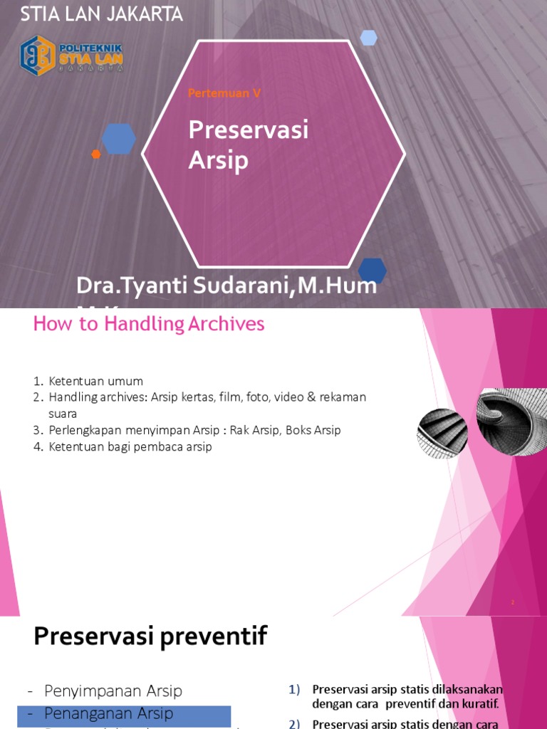 Preservasi Arsip - How To Handling Archives | PDF