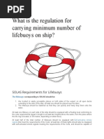 Lifebuoy Line and Light Compliance Guide | PDF | Ships | Shipping