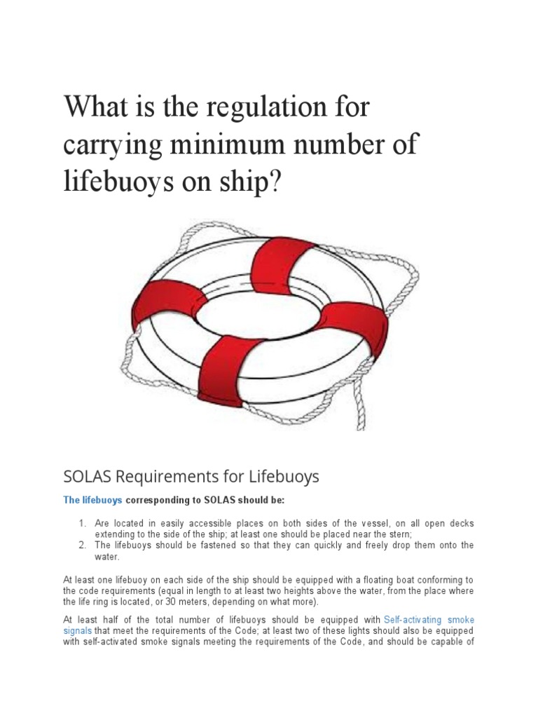 Lifebouy | PDF | Ships | Water