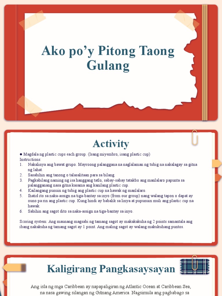 Filipino Reporting | PDF