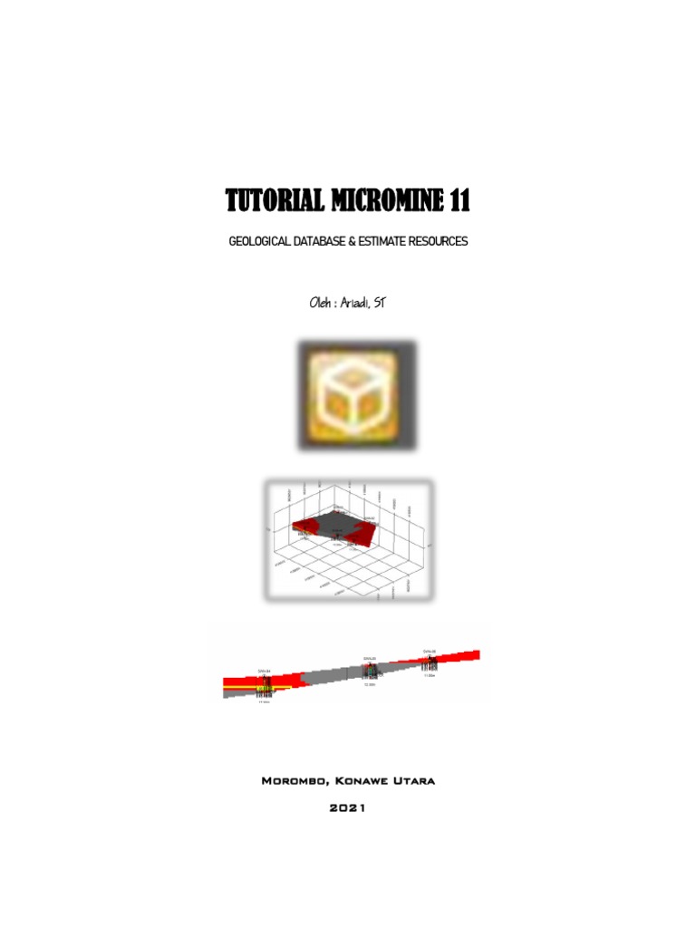 Tutorial Micromine 11 | PDF | Metode & Bahan Ajar | Komputer