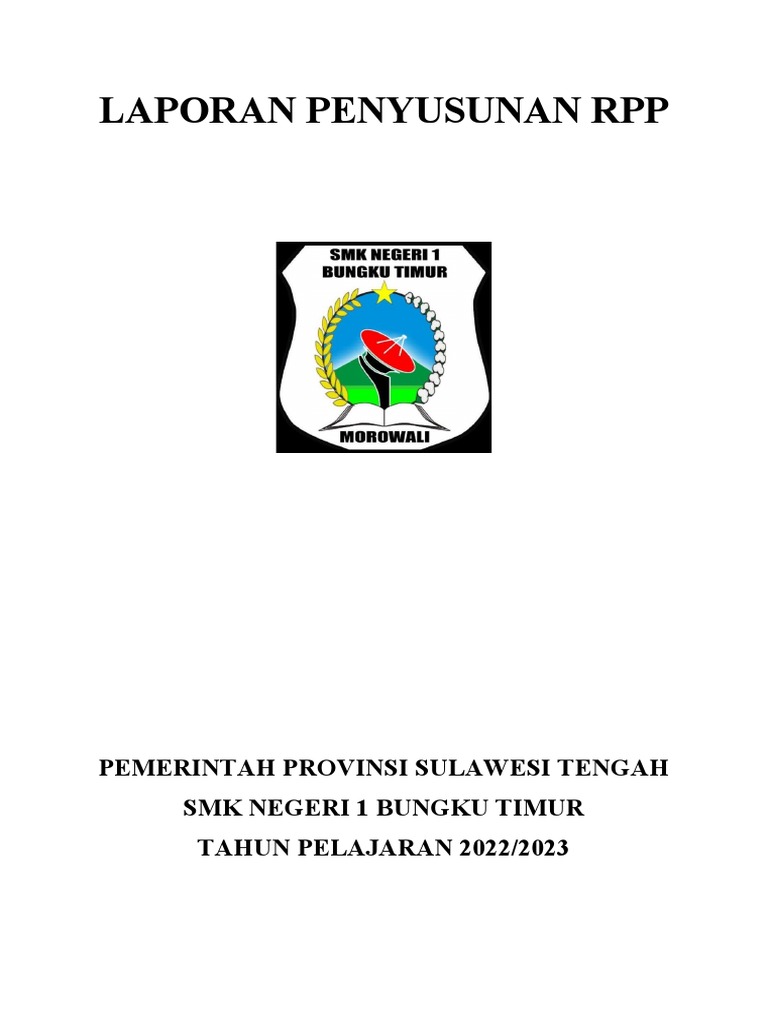 Laporan Penyusunan RPP | PDF