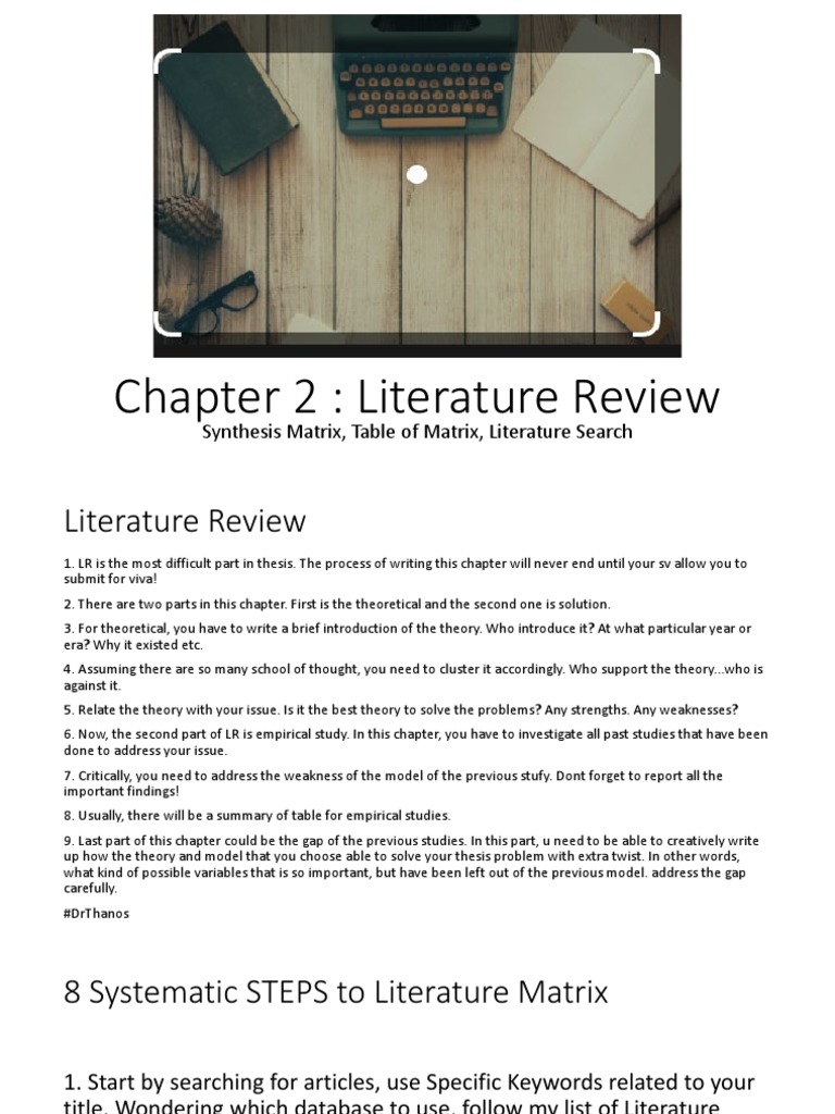 Chapter 2 Literature Review | PDF | Theory | Science