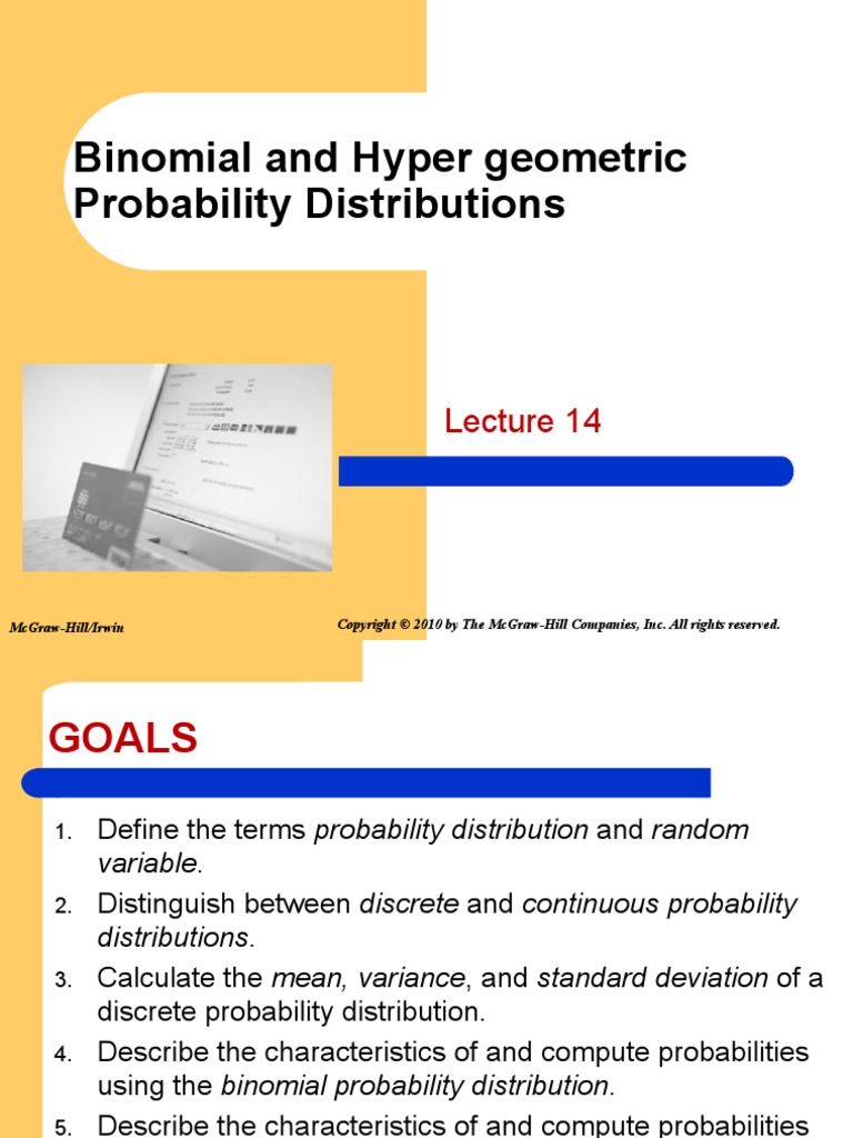 Statistics Chapter 6b (Binomial Probability) | PDF | Probability Distribution | Probability