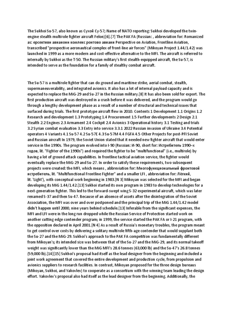 Su 27 | PDF | Wing Configurations | Military Aviation