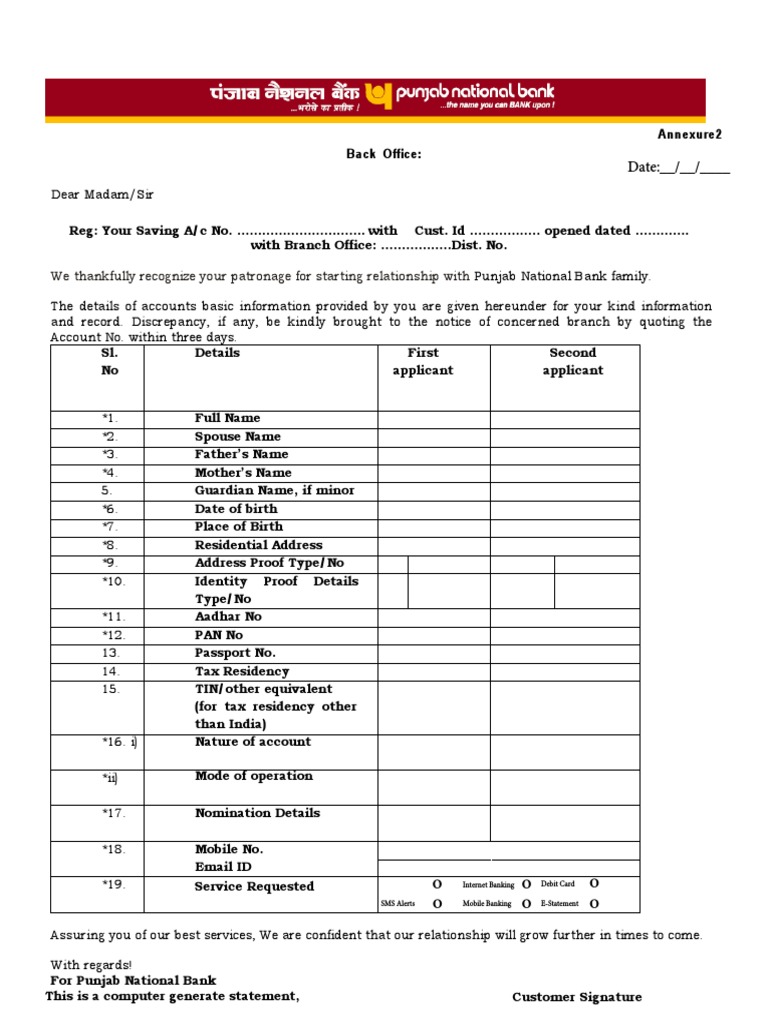Tab Banking Form With Income Undertaking11111 | PDF