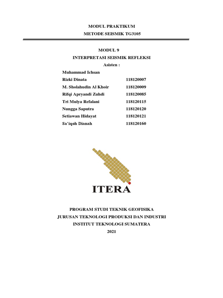 Modul Praktikum 9 Metode Seismik | PDF