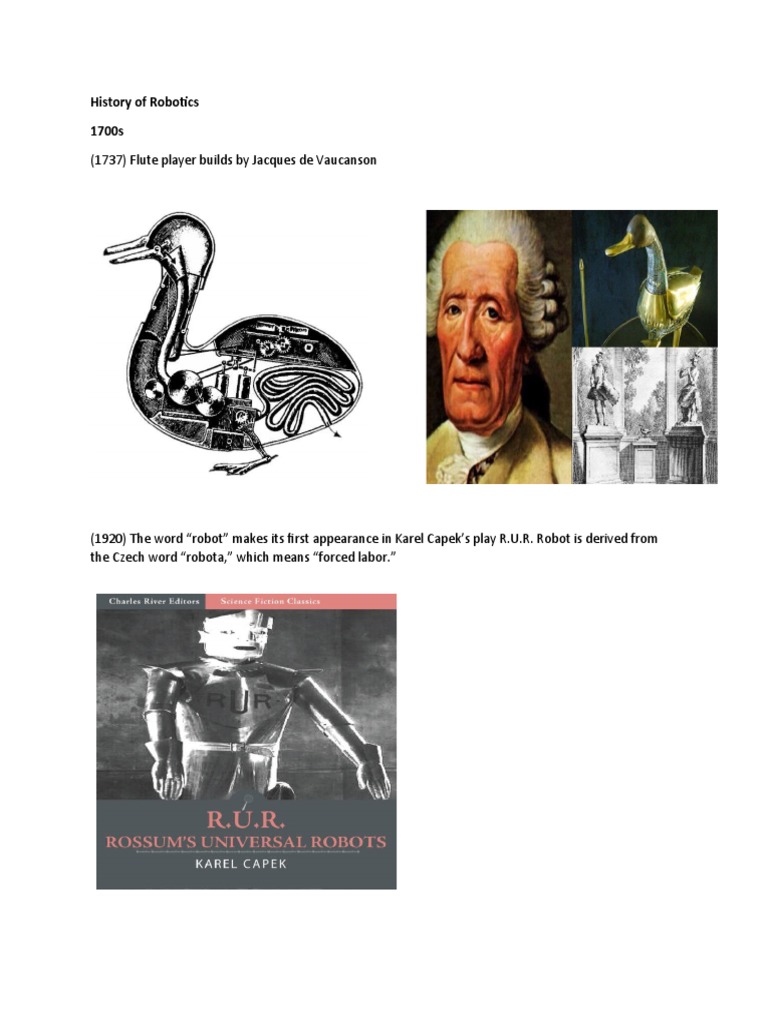 History of Robotics | PDF
