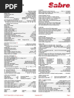 Sabre Cheat Sheet Cali | PDF