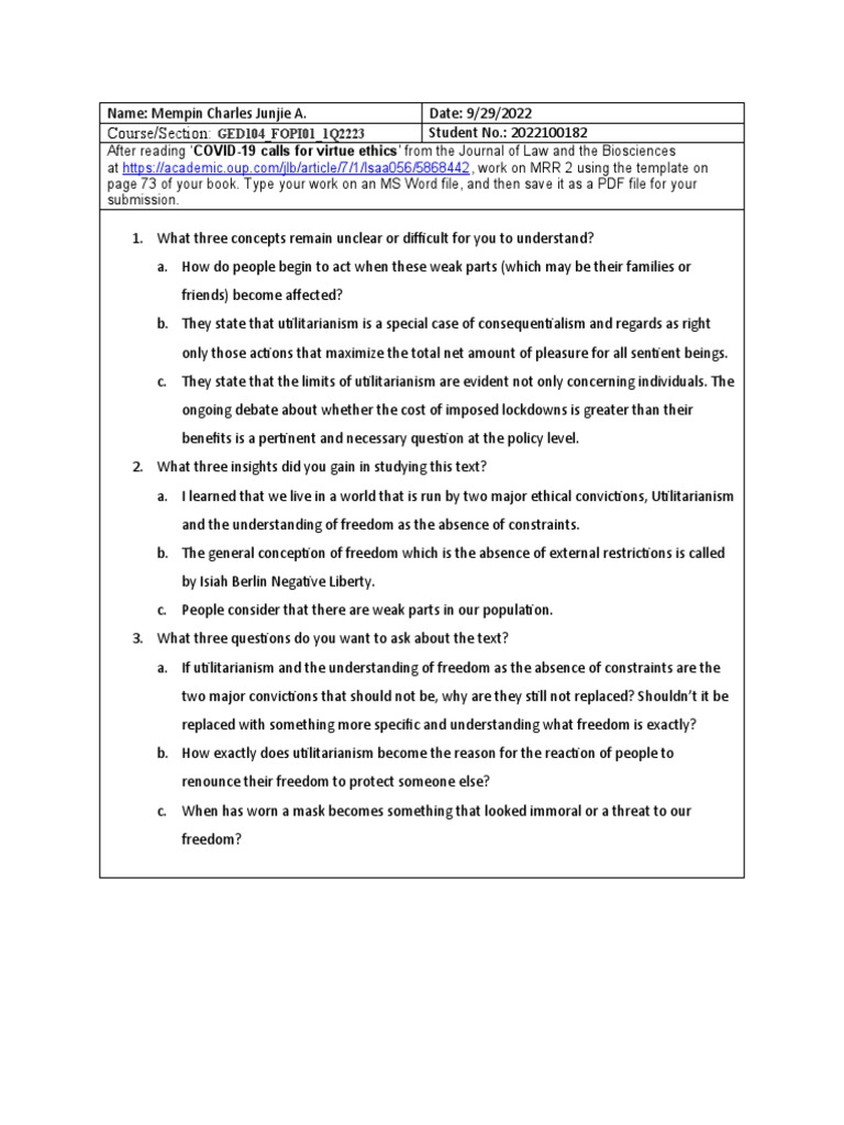 Ged104 Fopi01 1Q2223-MRR2 | PDF