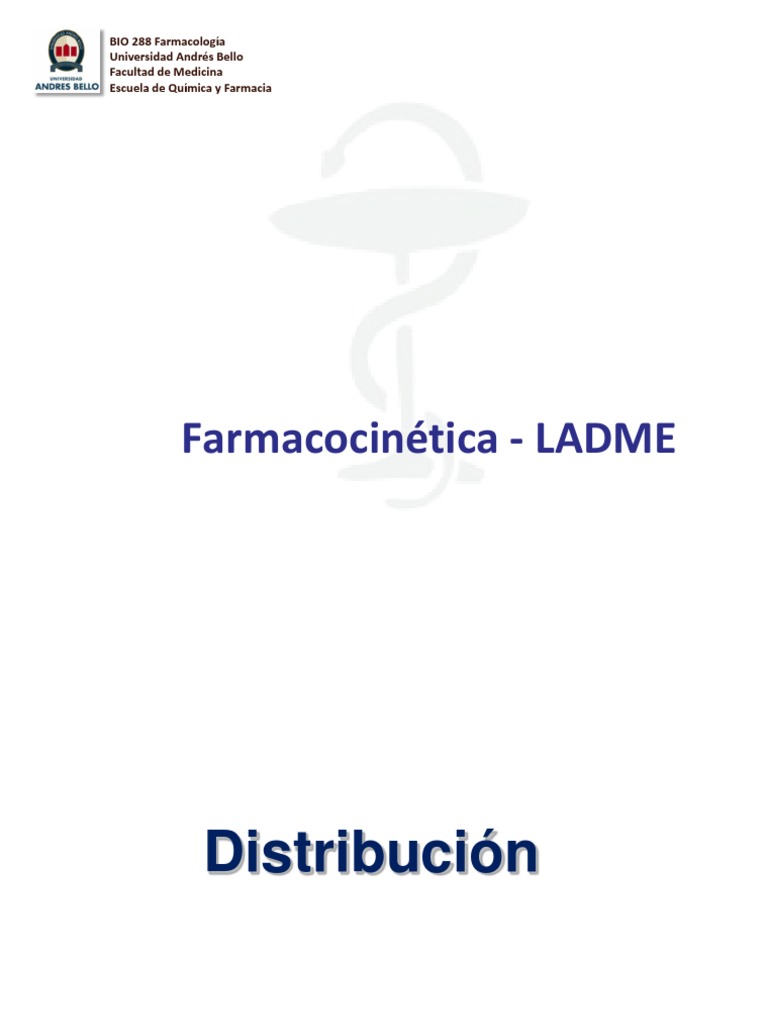 Farmacocinética LADME FARM 288 | PDF