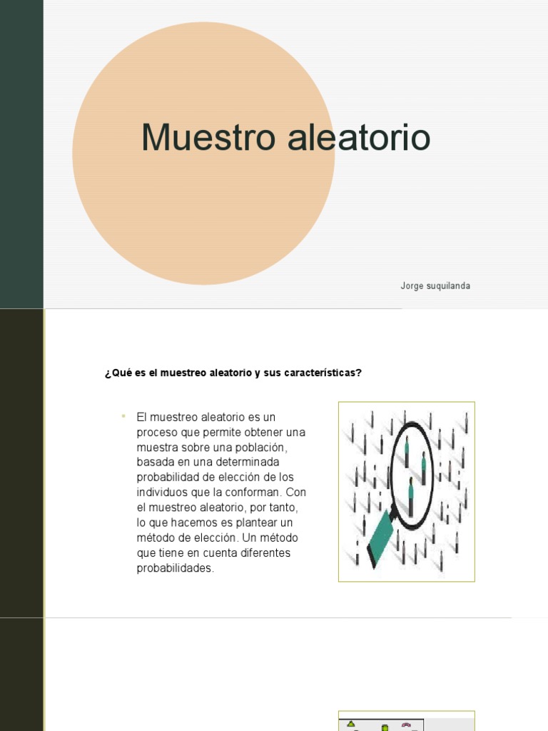 Muestreo Aleatorio: Definición y Aplicaciones | PDF