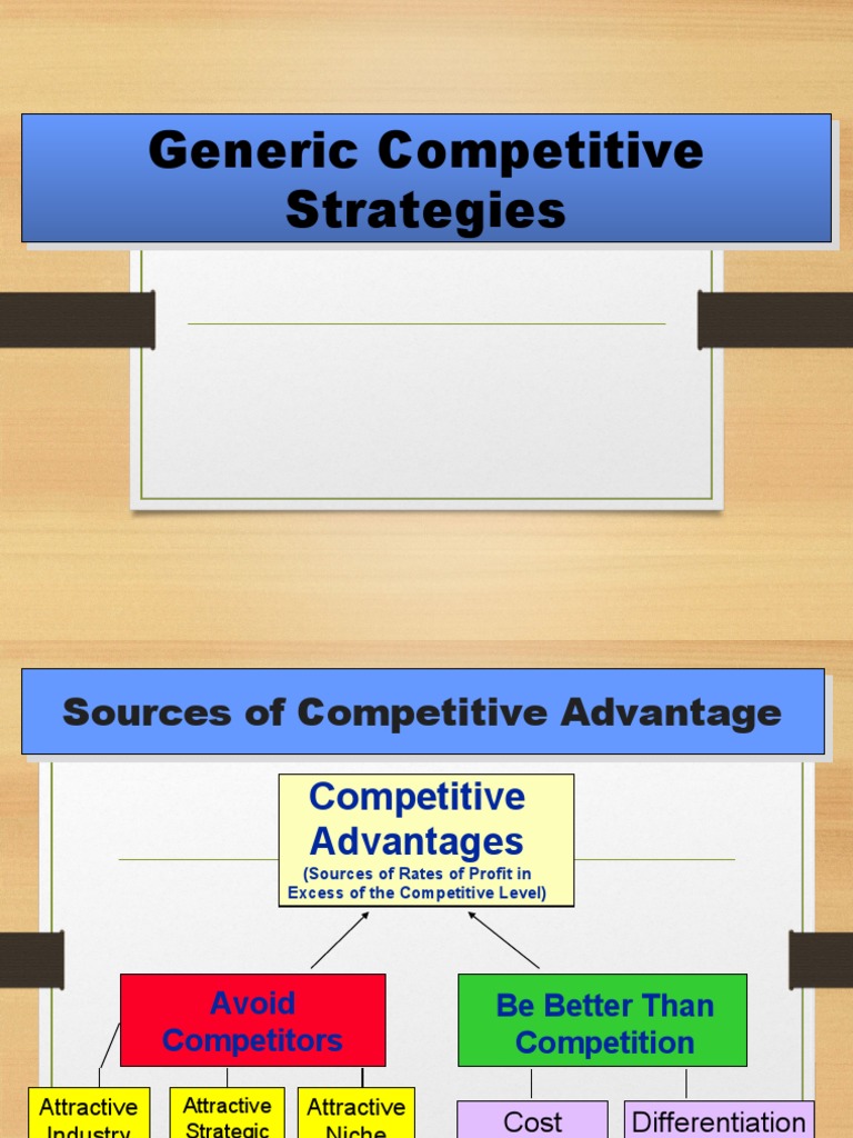 Module 3 Generic Strategies | PDF | Strategic Management | Competitive ...