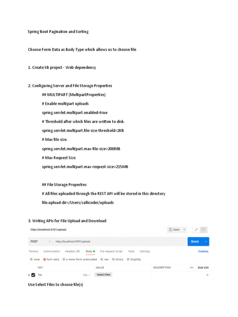 Spring Boot Pagination and Sorting | PDF | Computer File | Internet