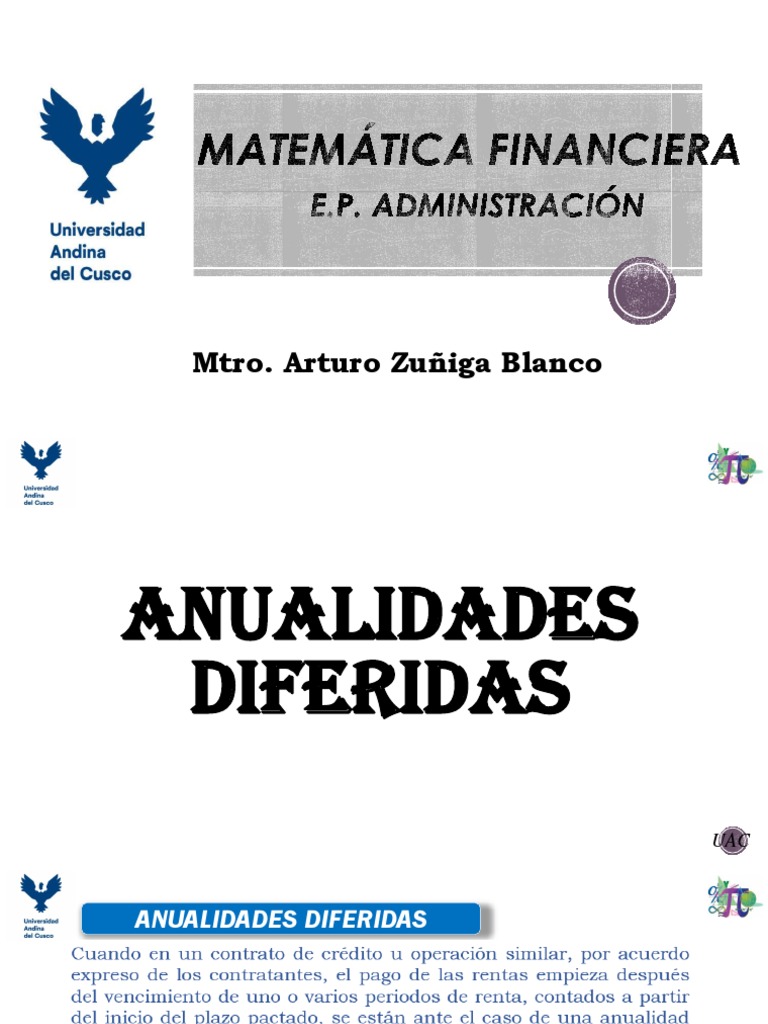 01 - Anualidades Diferidas | PDF