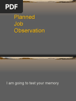 Planned Task Observation | PDF | Safety | Occupational Safety And Health