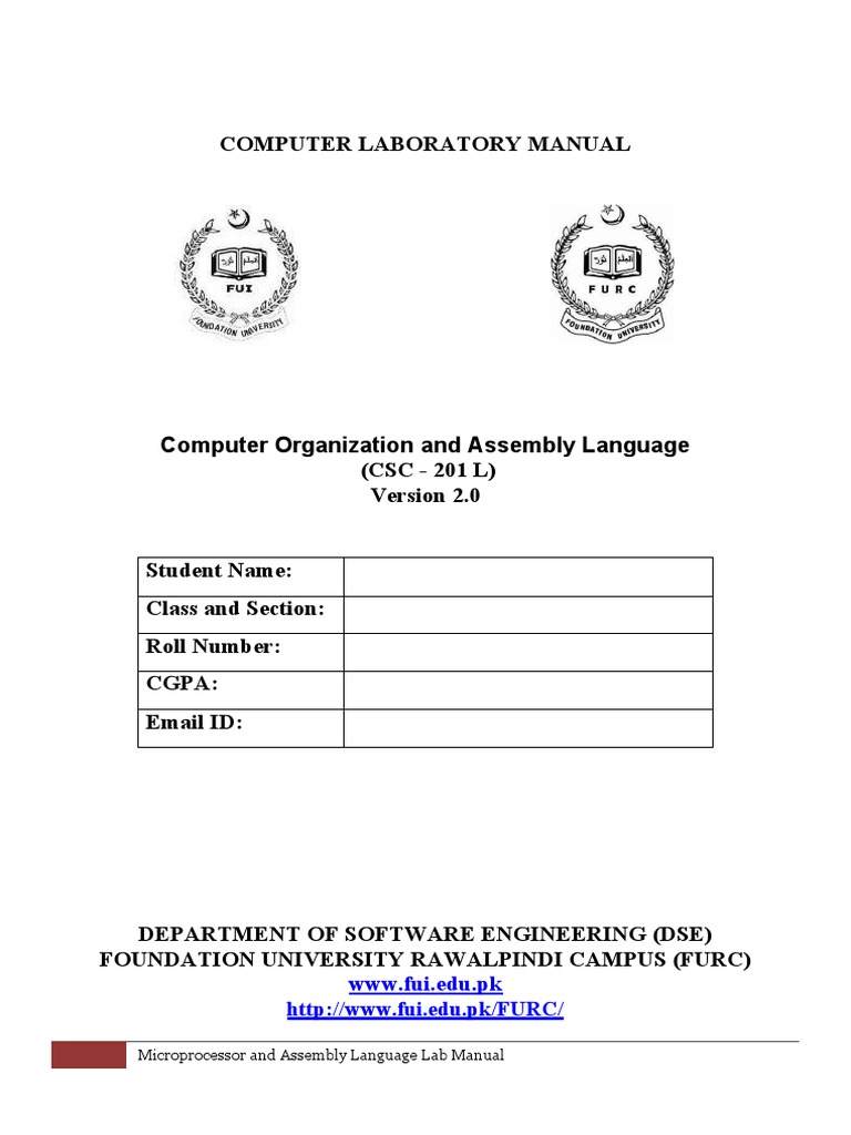 Coal Lab Manual | PDF | 64 Bit Computing | Programming