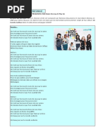 Paroles On Écrit Sur Les Murs PDF | PDF