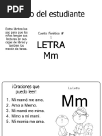 Guía Refuerzo Letra M, L, P, S | PDF | Fonética | Habla