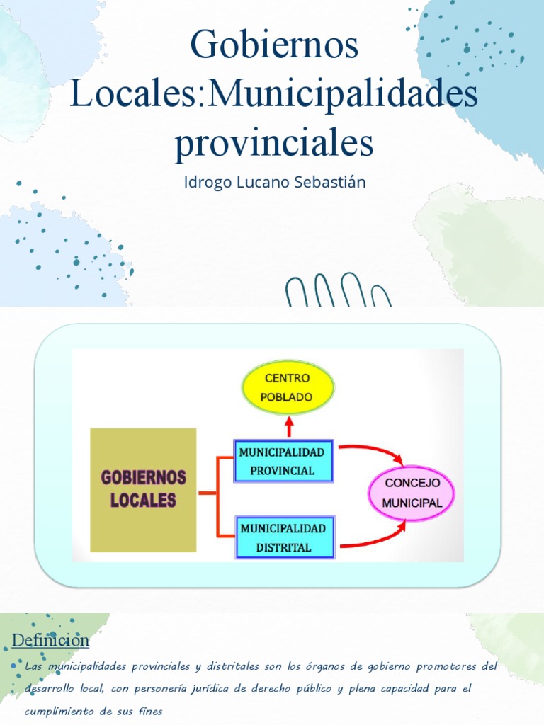Gobiernos Locales | PDF
