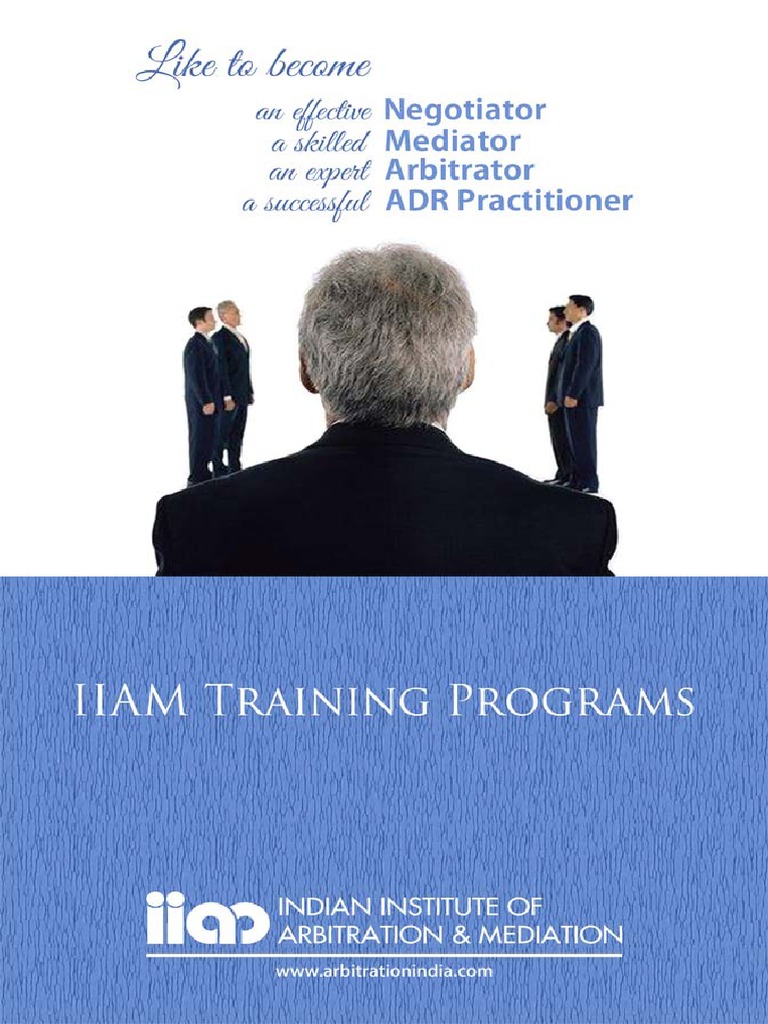 Brochure Training | PDF | Mediation | Negotiation