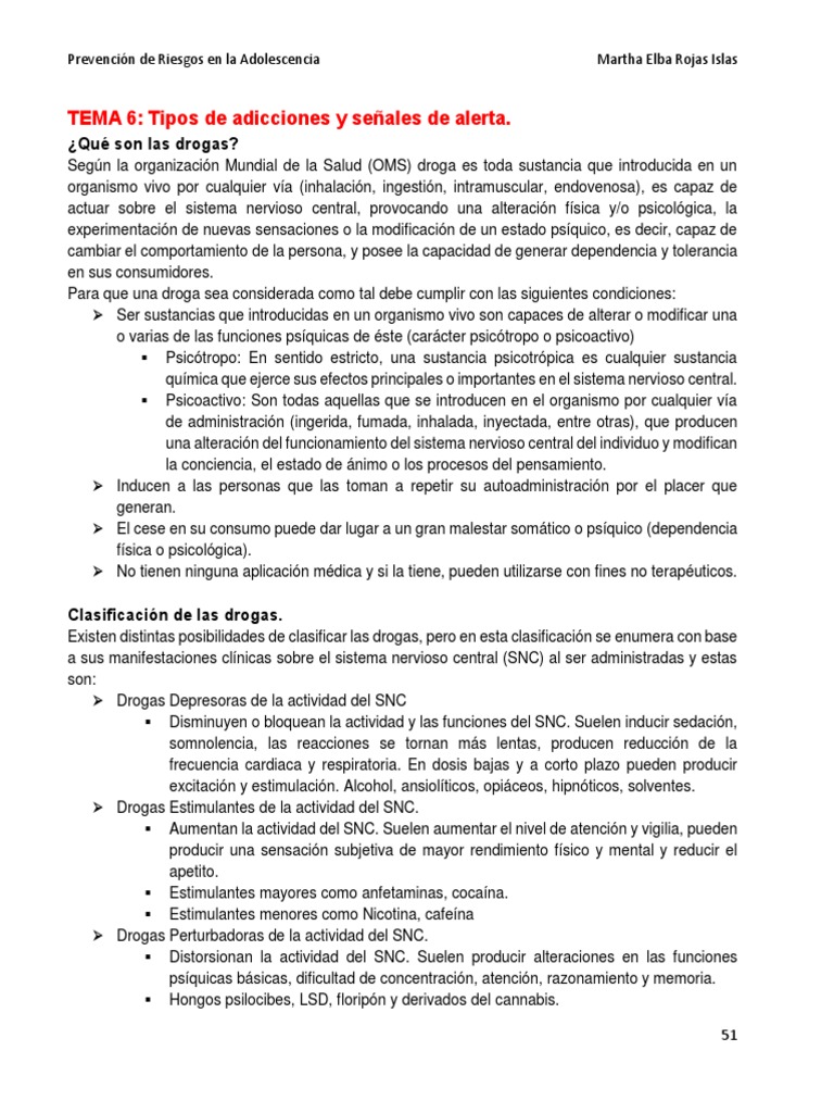Tipos de Adicciones | PDF | Drogas Psicoactivas | Drogas