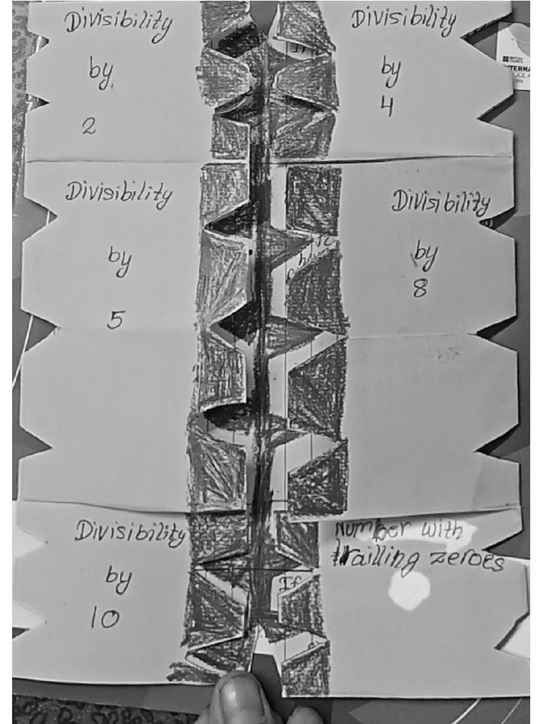 Math Foldable Divisibility Rule PDF | PDF