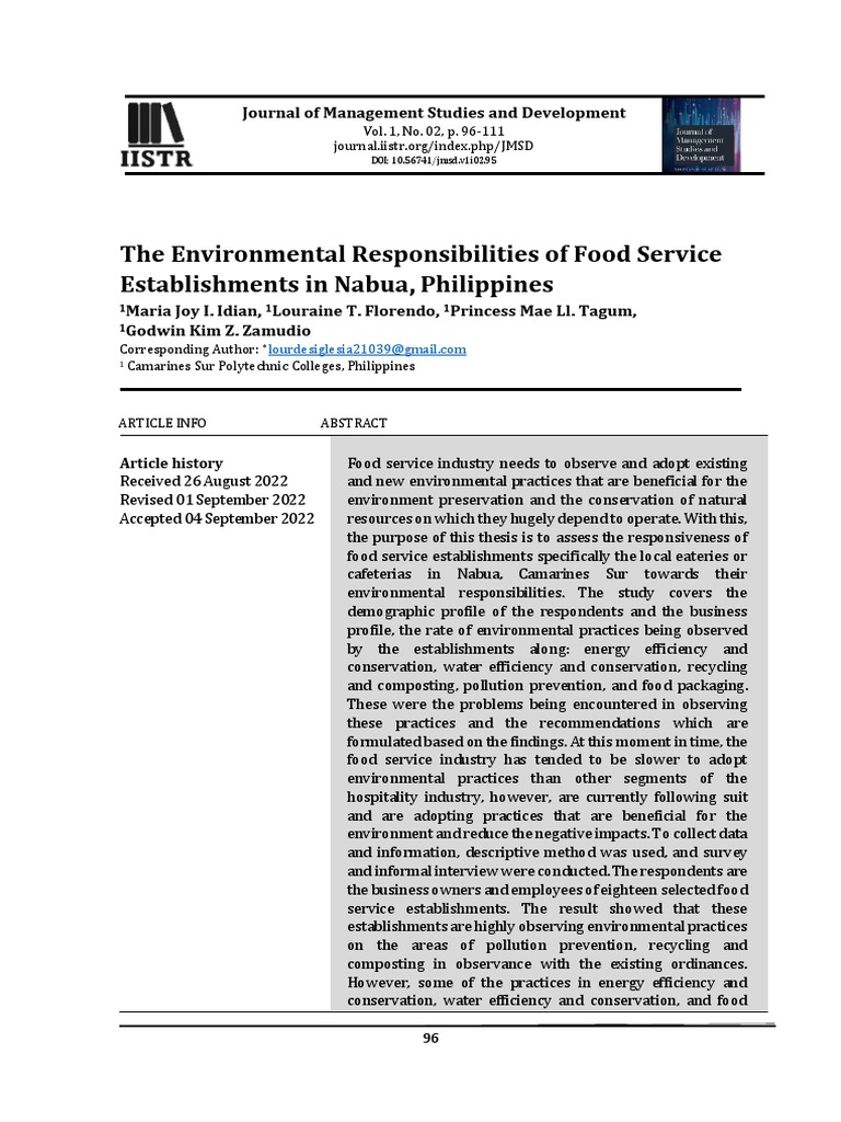 95-Article Text-535-408-10-20220904 | PDF | Recycling | Employment