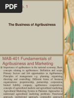 Introduction To Agribusiness Management | PDF