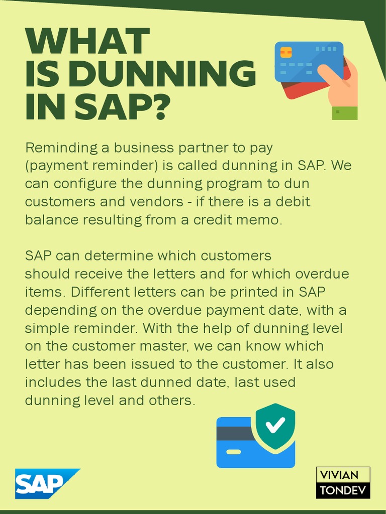 SAP Dunning | PDF | Payments | Computing