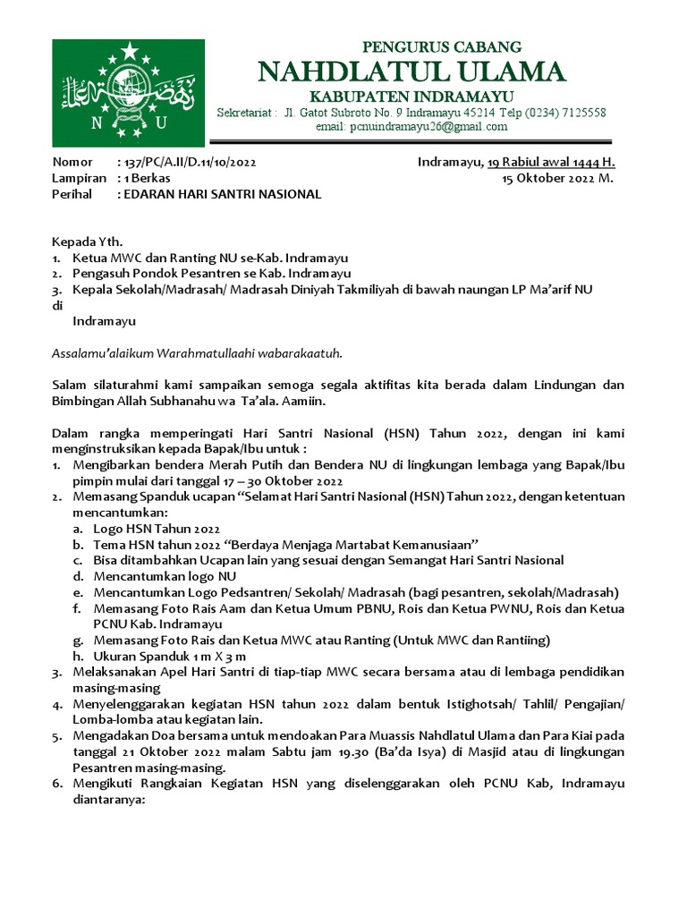 137 Instruksi HSN | PDF