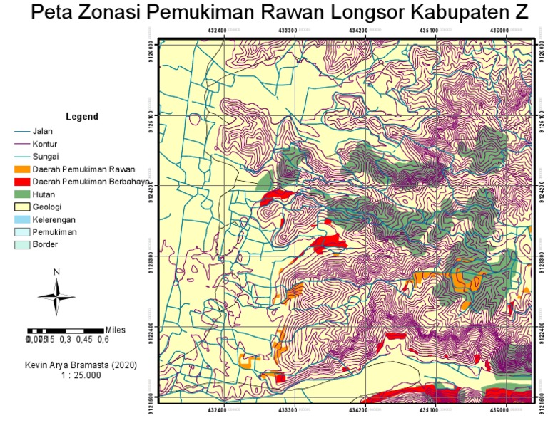 Peta Zonasi Pemukiman Rawan Longsor | PDF