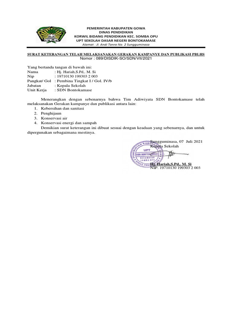 Kampanye Dan Publikasi Gerakan PBLHS | PDF | Kesehatan Holistik