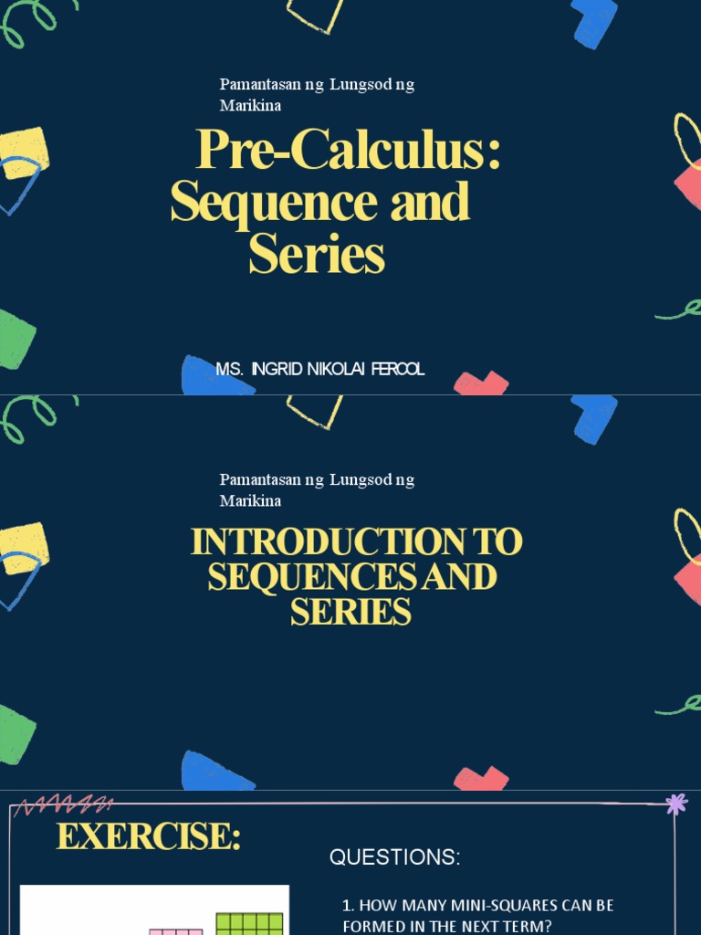 Lesson - Sequence & Series | PDF | Sequence | Summation Lesson - Sequence & Series | PDF | Sequence | Summation