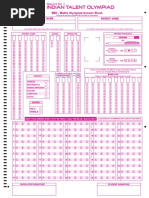 Imo Omr Sheet 2023-24 | PDF