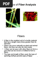 Fiber Examination Techniques in Forensics | PDF | Microscopy | Fibers