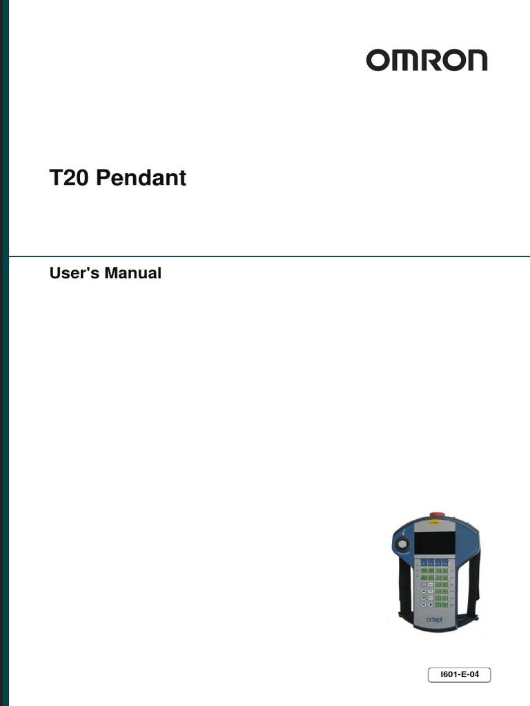 T20 Pendant User's Manual | PDF | Robot | Robotics