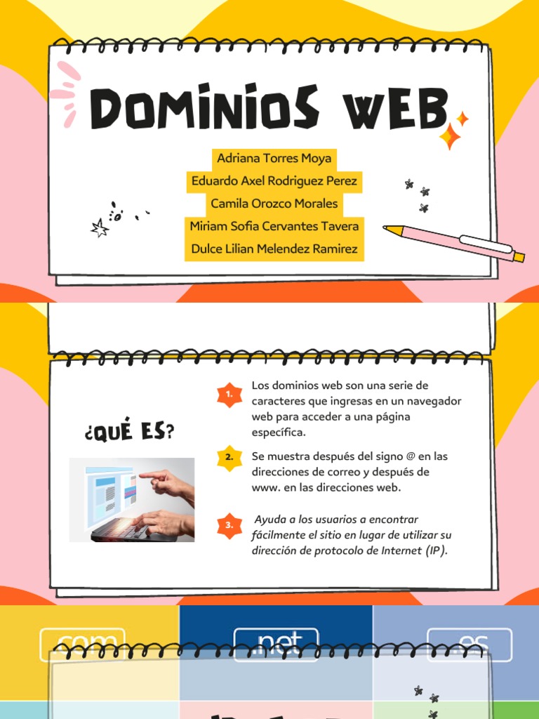 Tipos de Dominios Web Explicados | PDF | Informática | Tecnología
