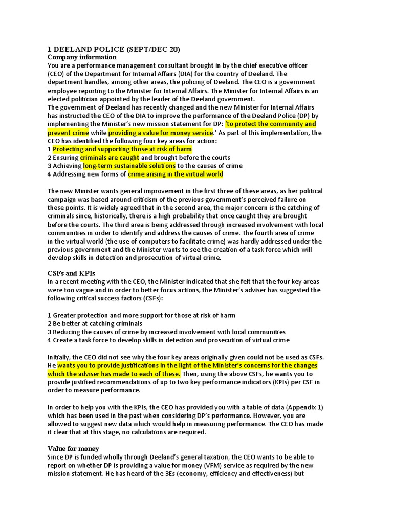 1 Deeland Police | Download Free PDF | Crimes | Crime & Violence