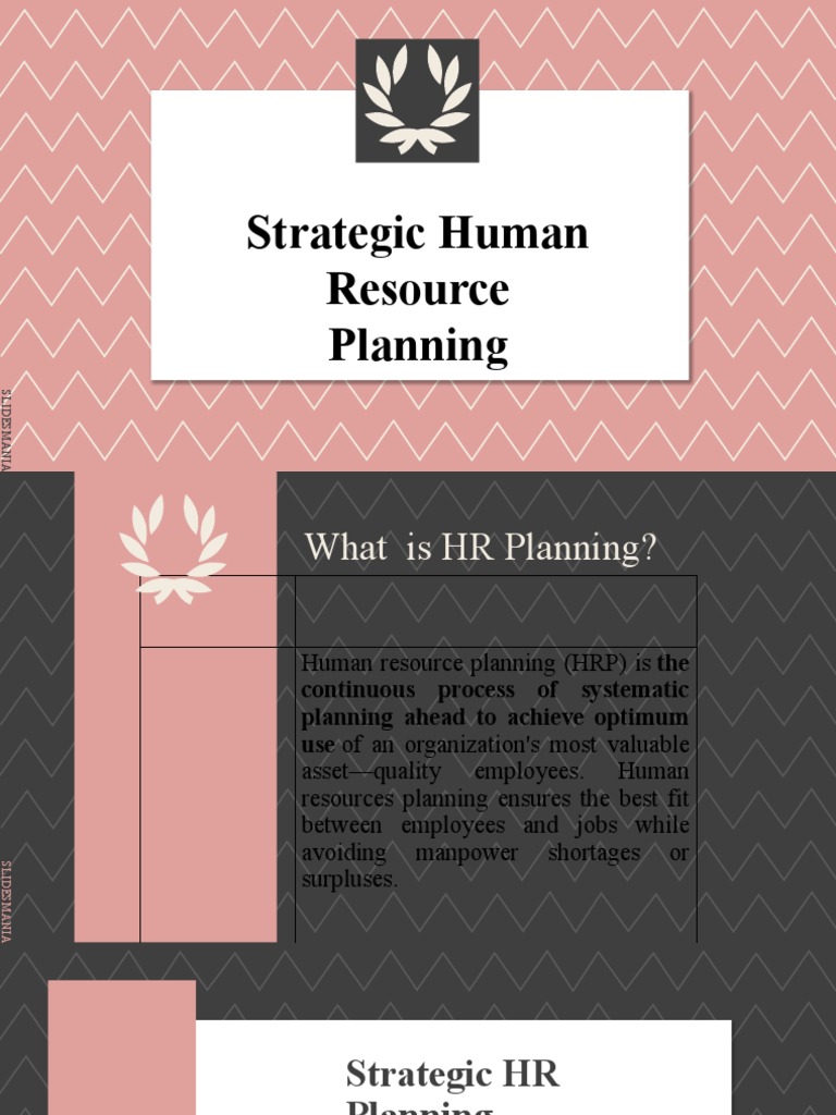 A Guide to Strategic Human Resource Planning: Ensuring Organizational ...