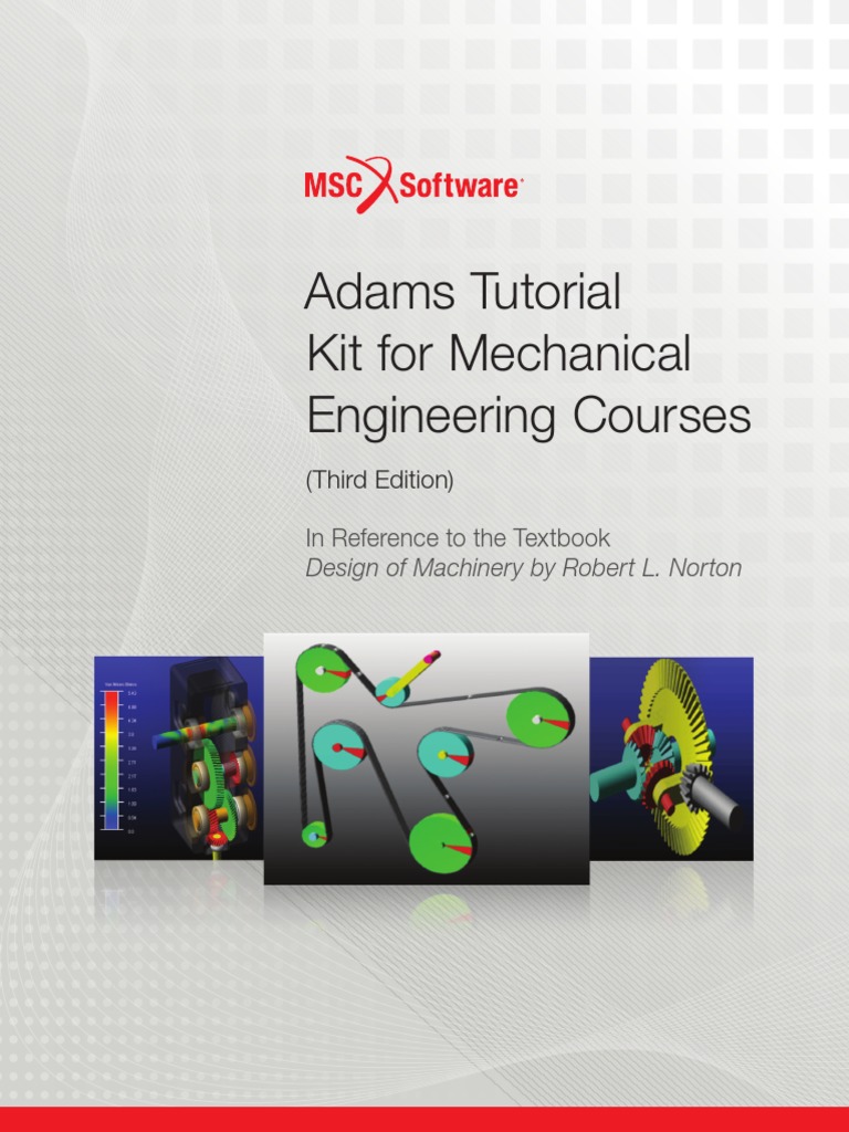 1 PDFsam Book Adams-Tutorial-3rdEdition | PDF | Mechanical Engineering | Friction