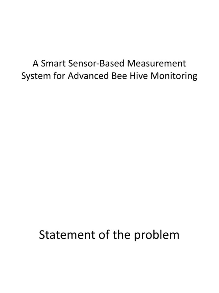 Smart Hive Monitoring for Beekeepers | PDF | Honey Bee | Beehive