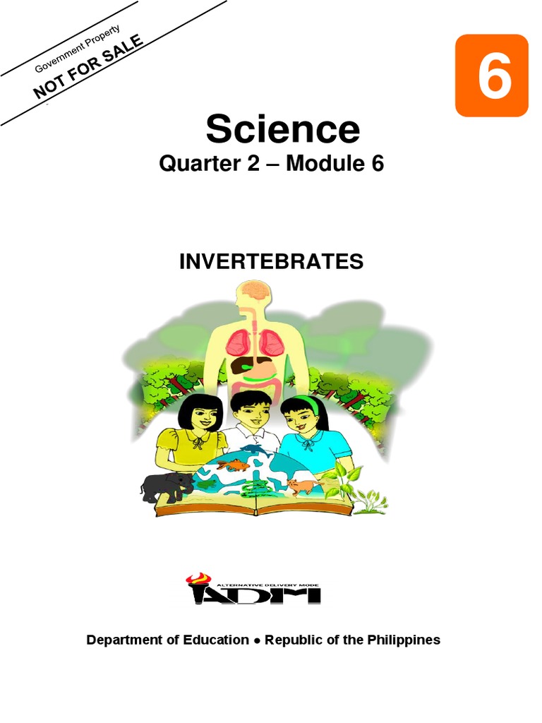 Science6 q2 Mod6 Invertebrates v3 | PDF | Invertebrate | Mollusca