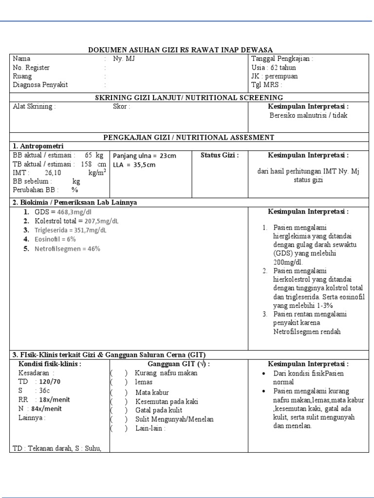 Formulir PAGT (NCP) | PDF