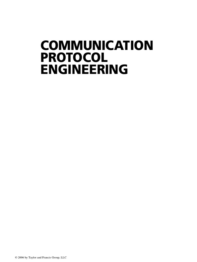 Miroslav Popovic - Communication Protocol Engineering - CRC Press (2006 ...